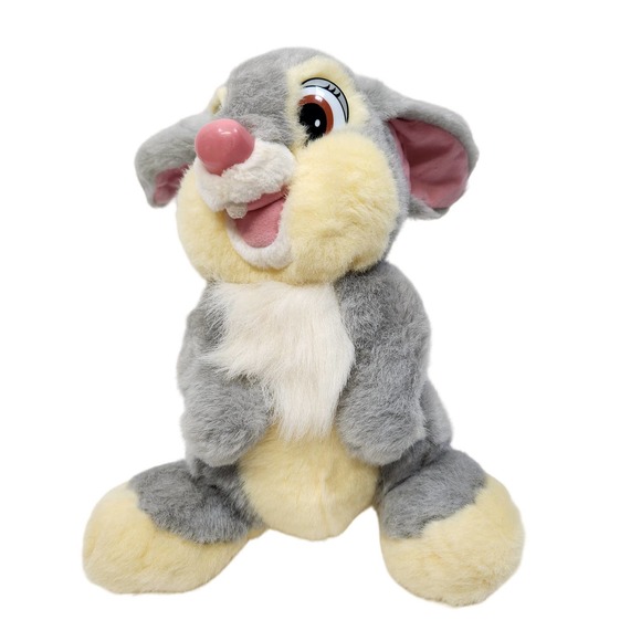 Disney | Toys | Walt Disney Thumper Bunny Rabbit Plush Toy 2 Gray White ...
